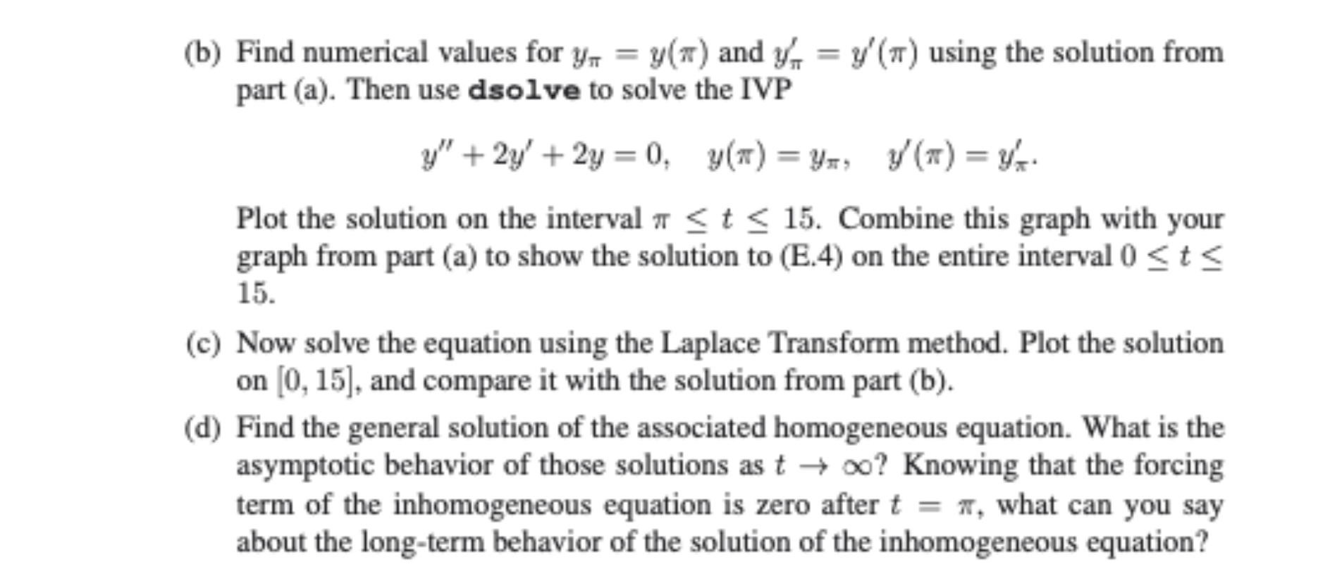 Solved 12. Consider the following IVP: | Chegg.com