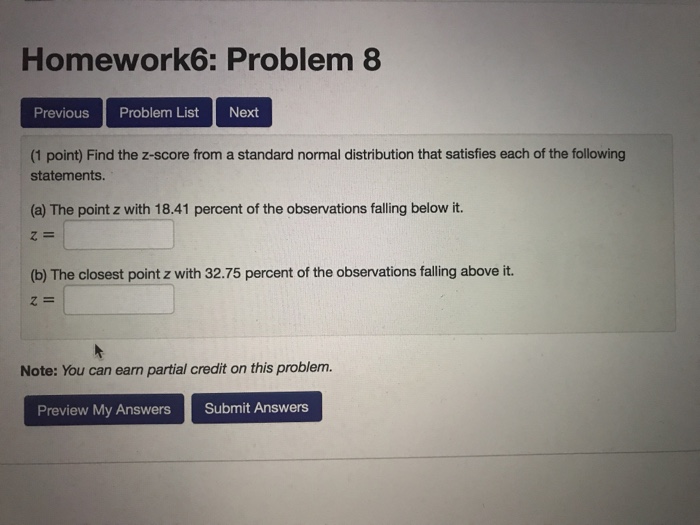 Solved Homework6: Problem 8 Previous Problem List Next (1 | Chegg.com