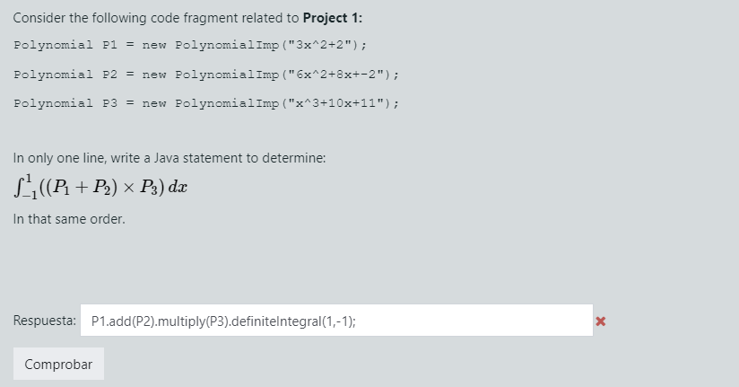Solved Consider the following code fragment related to | Chegg.com