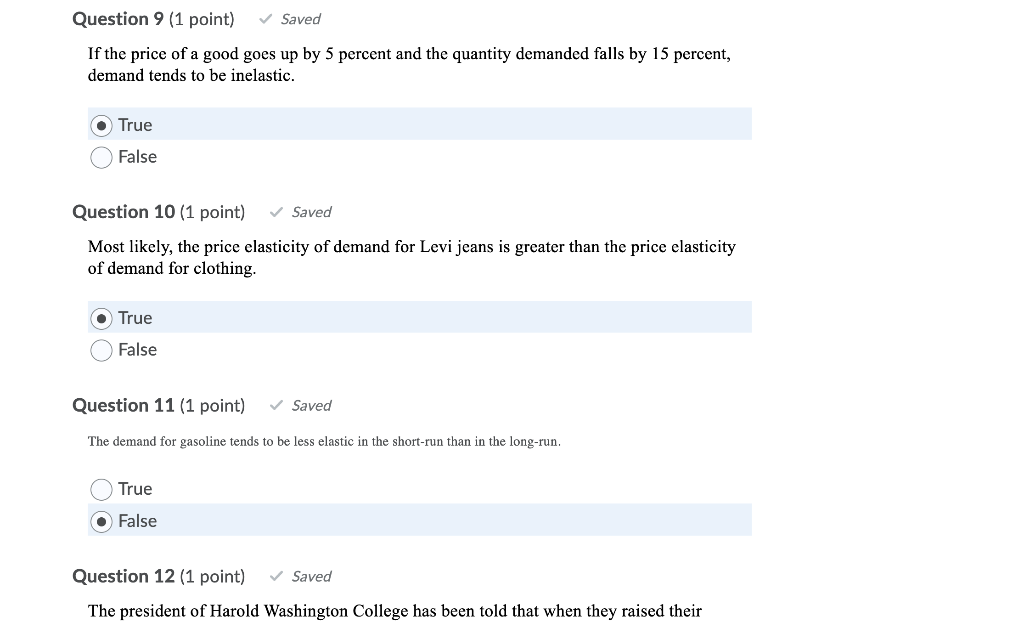 Solved e Question 13(1 point) Saved Refer to the table below | Chegg.com