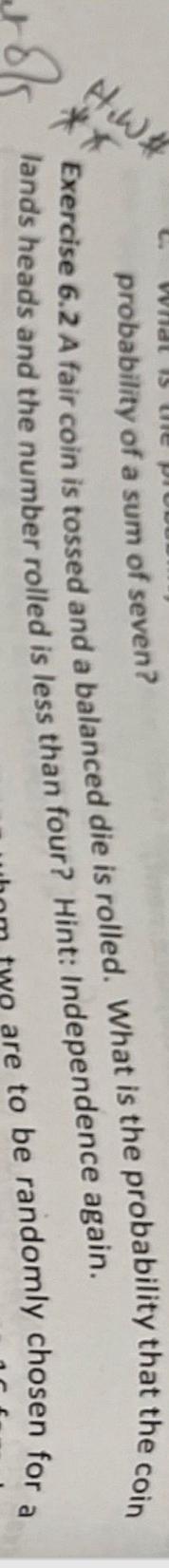 Solved Exercise D.6 Two objects are chosen from four with | Chegg.com