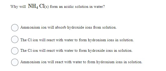 Solved What would a value of 1.0x10−7 represent in pure | Chegg.com