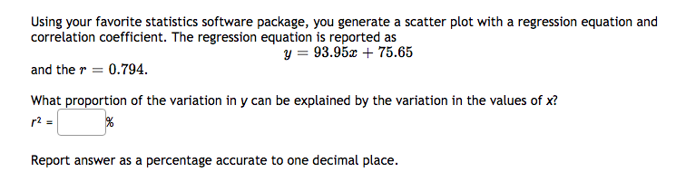 Solved Using your favorite statistics software package, you | Chegg.com