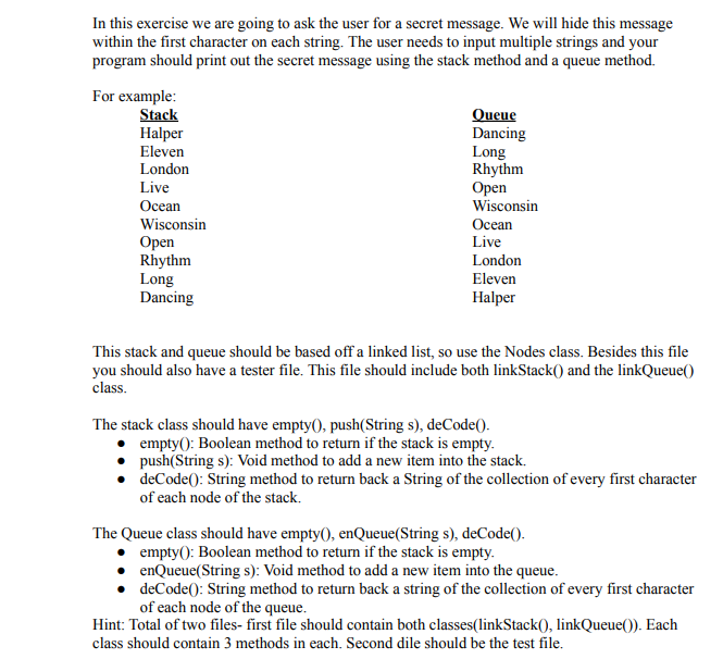 Solved In this exercise we are going to ask the user for a | Chegg.com
