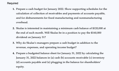 Solved 6-33 Cash budgeting, budgeted balance sheet. (LO 5) | Chegg.com