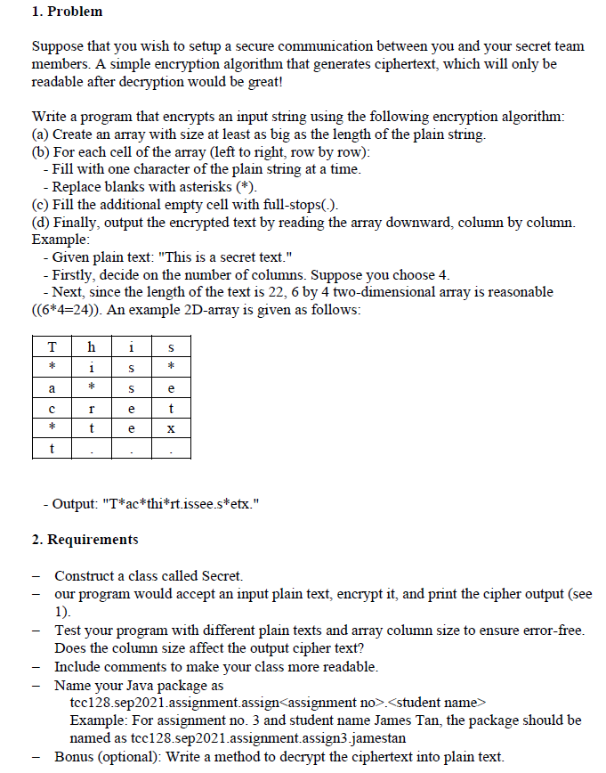 Solved 1 Problem Suppose That You Wish To Setup A Secure 