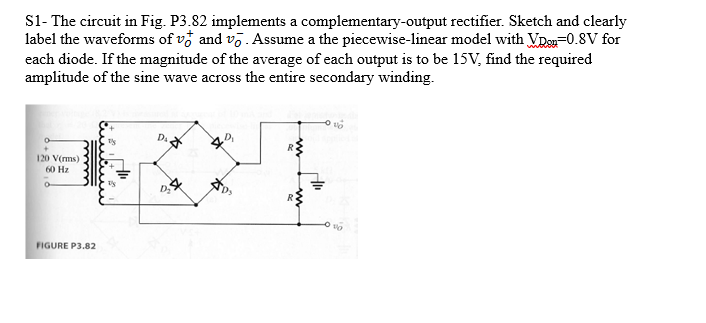 Solved S1- The circuit in Fig. P3.82 implements a | Chegg.com