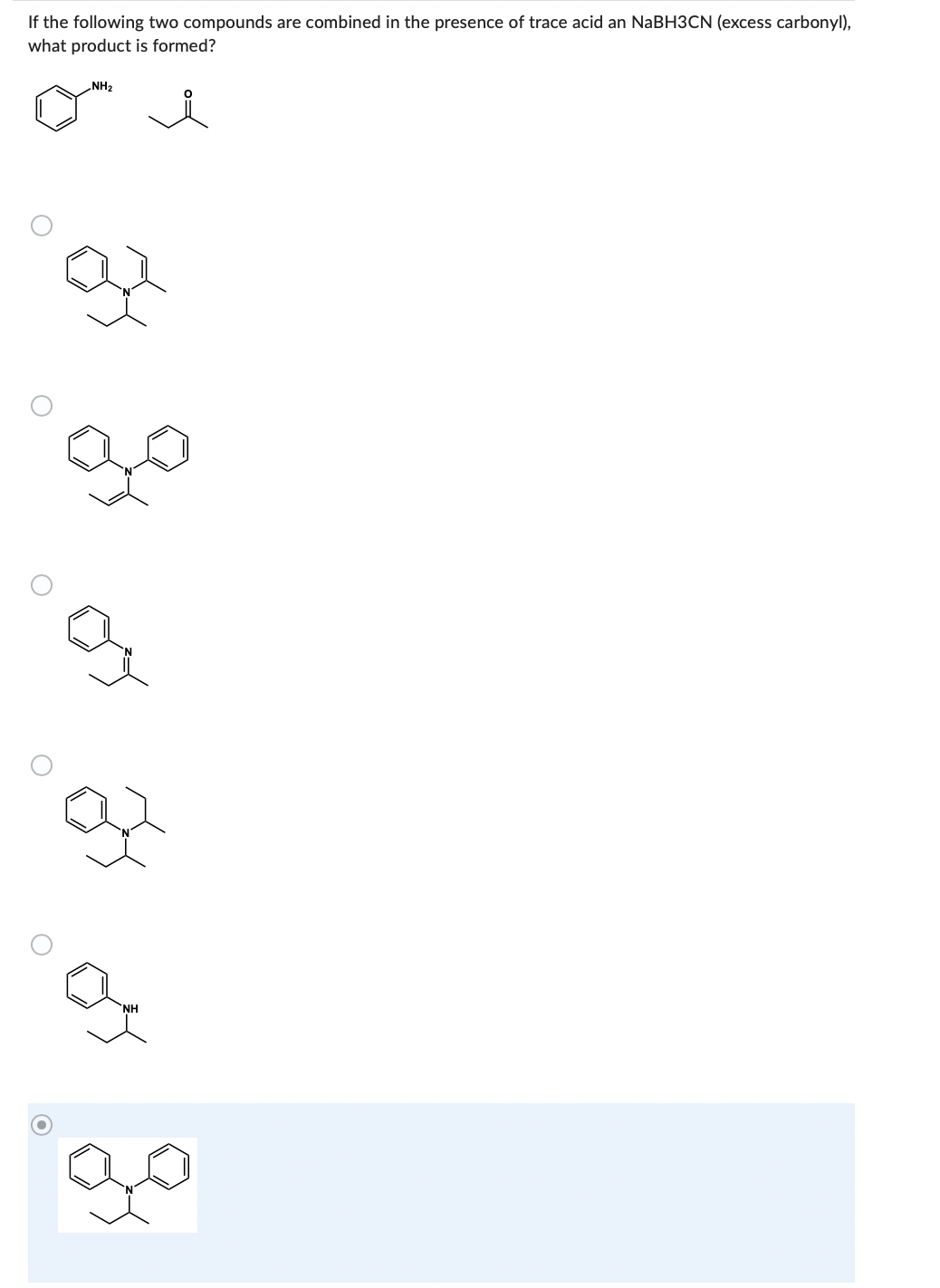 Solved If the following two compounds are combined in the | Chegg.com