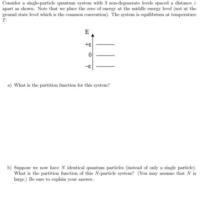 Solved Consider a single-particle quantum system with 3 | Chegg.com