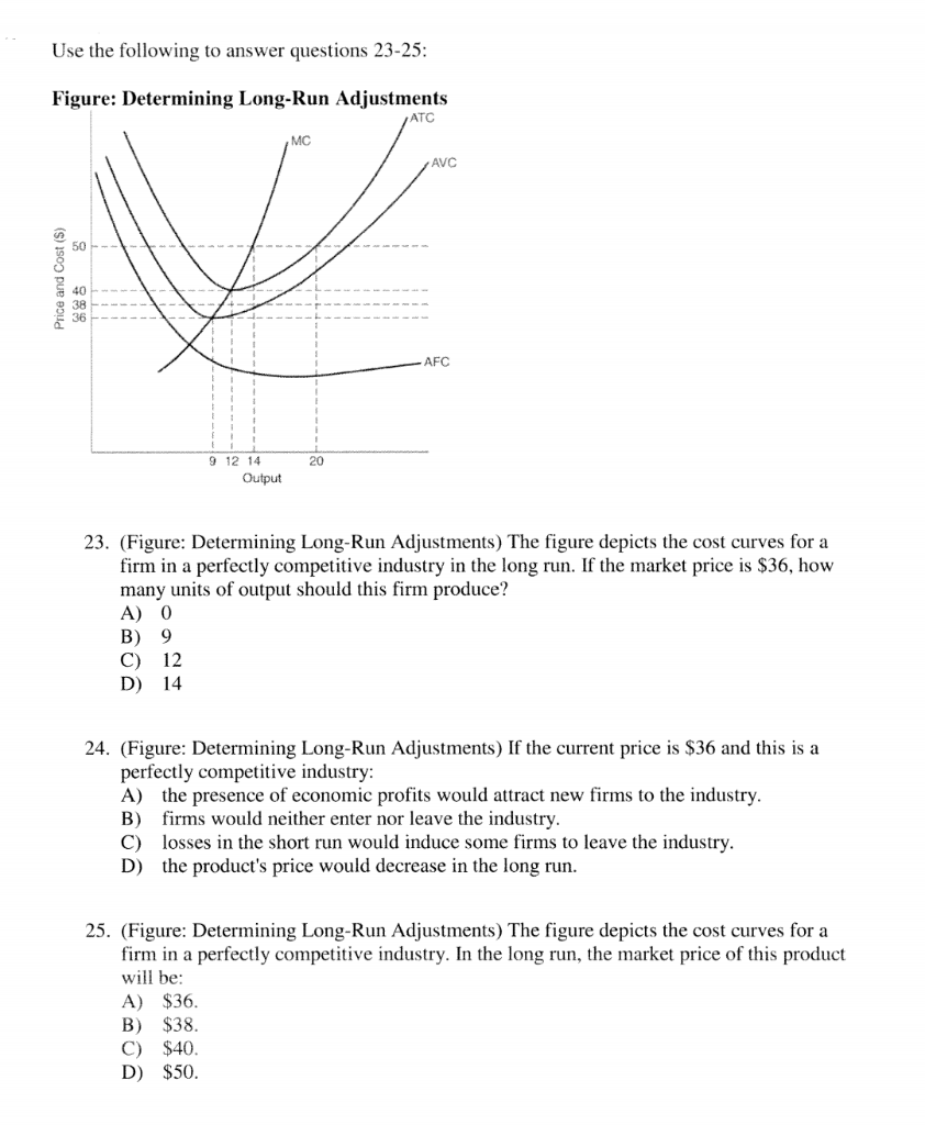 Solved Use the following to answer questions 23-25: Figure: | Chegg.com