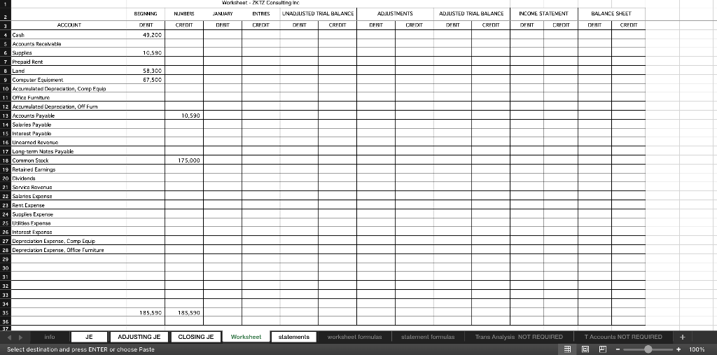 JCUFNNL ENTFES - ZKTR Consulting Ine 37 4 1rifu JE | Chegg.com