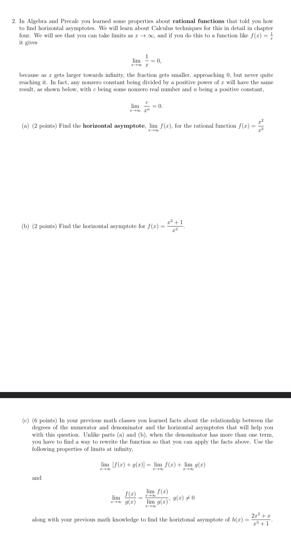 Solved please answer parts a-c with work, i need to learn | Chegg.com