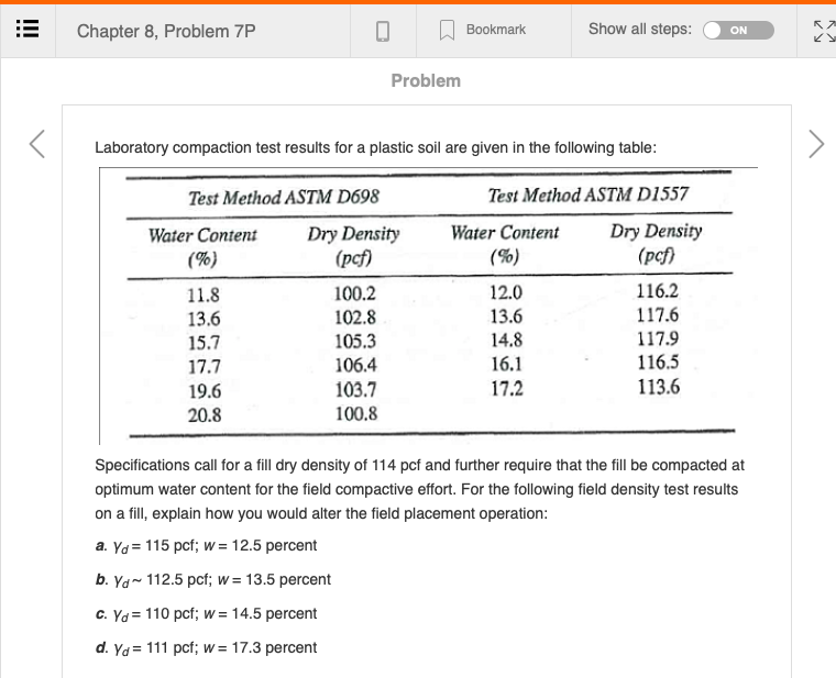 Show all steps Chapter 8, Problem 7P Bookmark ON | Chegg.com Show all steps Chapter 8, Problem 7P Bookmark ON | Chegg.com