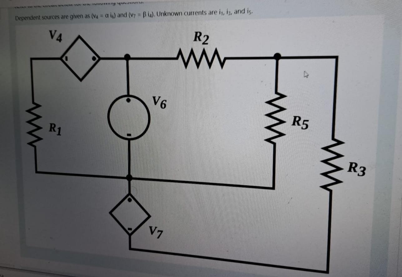Write this circuit equation in following format | Chegg.com