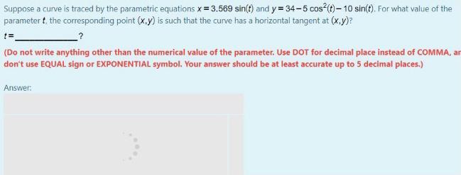 Solved Suppose a curve is traced by the parametric equations | Chegg.com