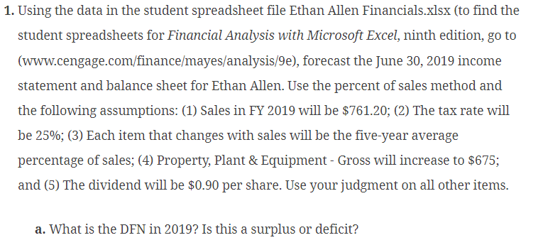 1. Using the data in the student spreadsheet file | Chegg.com