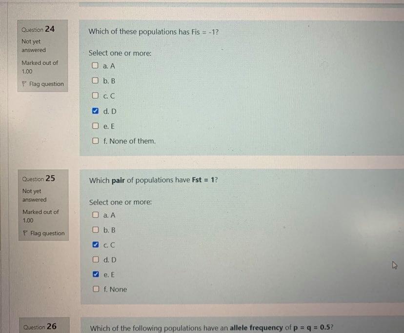 Solved Just want to double check my answers and make sure I | Chegg.com
