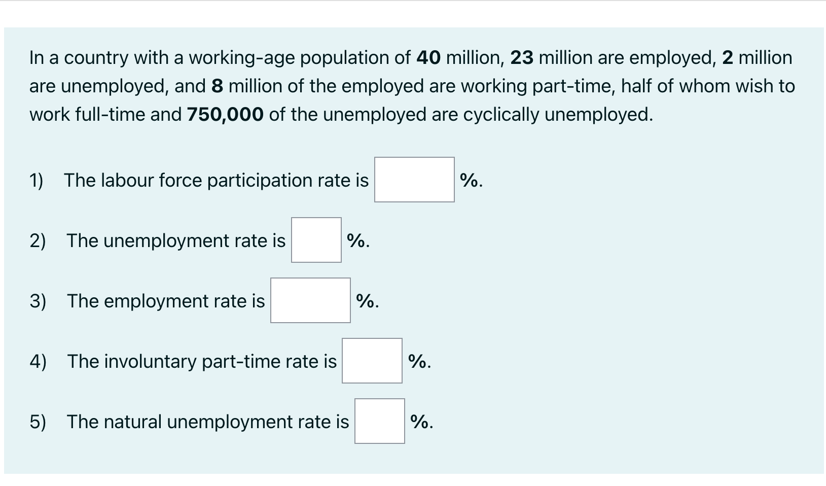 Solved In a country with a working-age population of 40 | Chegg.com