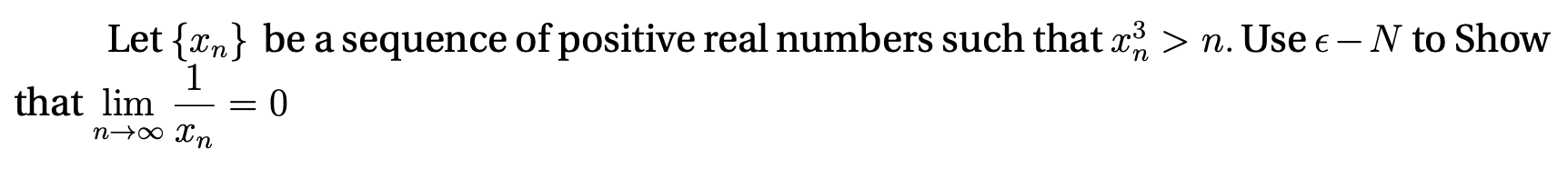 Solved Let {Xn} be a sequence of positive real numbers such | Chegg.com