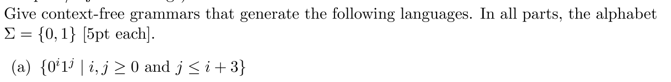 Solved Give context-free grammars that generate the | Chegg.com