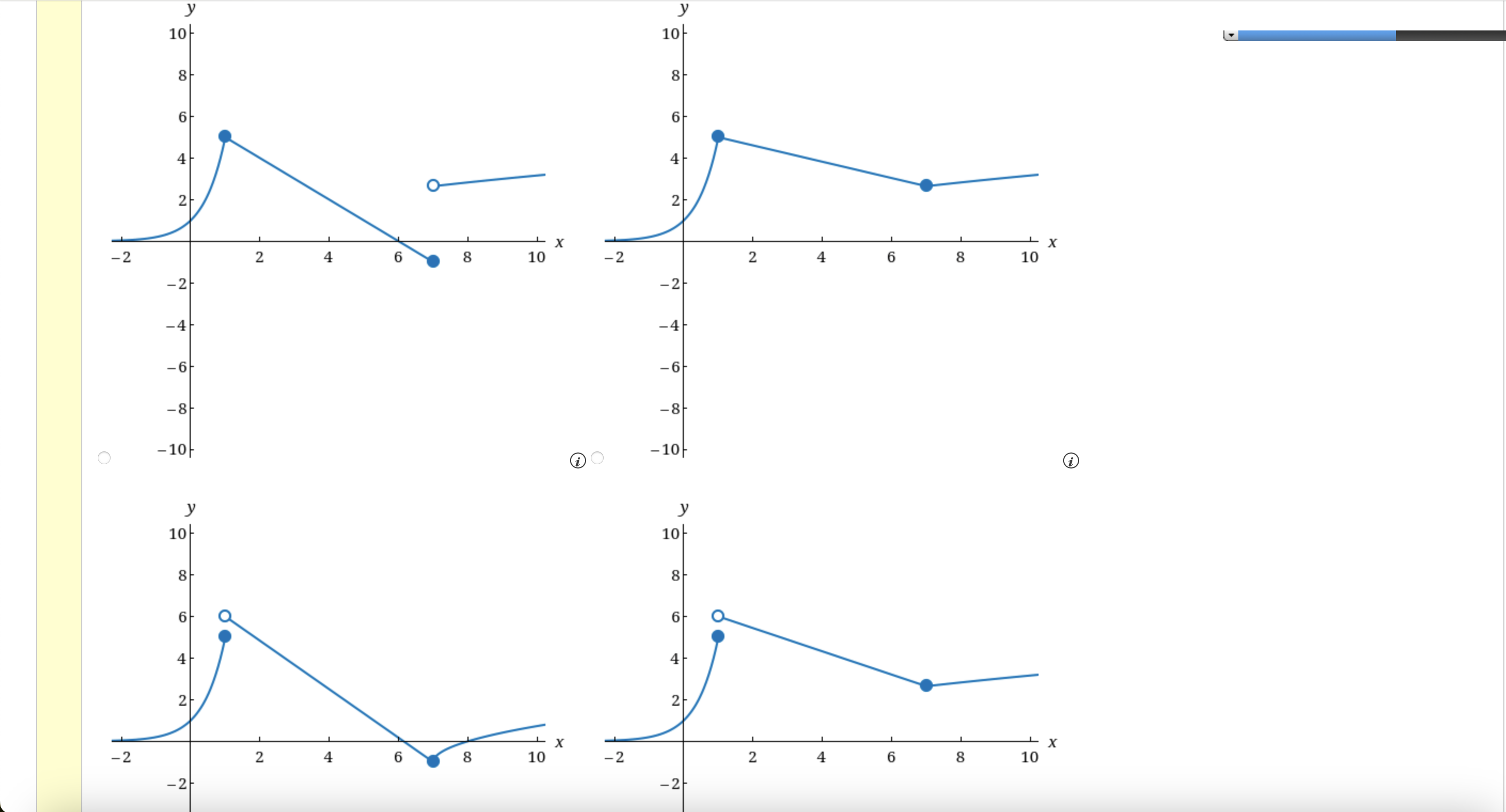 Solved Find each x–value at which f is discontinuous and for | Chegg.com