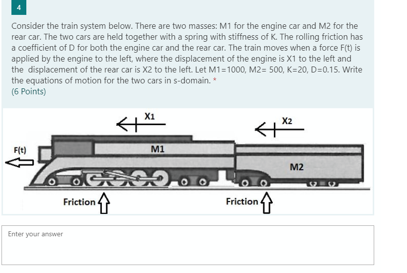 Consider the train system below. There are two | Chegg.com