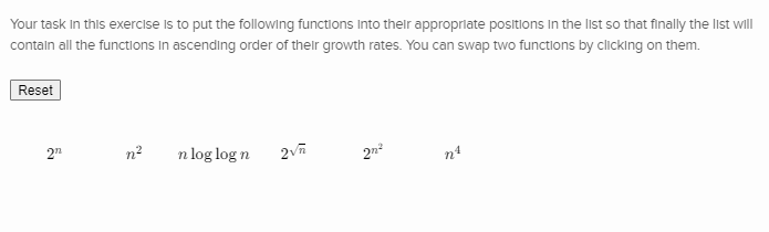 Solved Your Task In This Exercise Is To Put The Following 8626