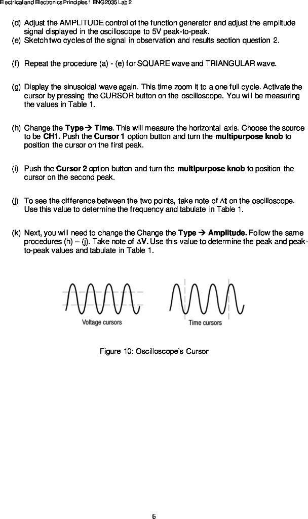 Solved Objective: Experiment 1: Introduction to AC Signals | Chegg.com