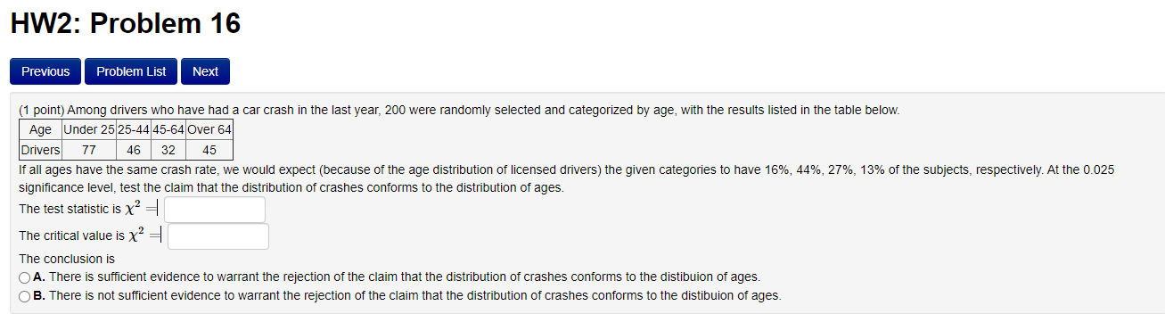 Solved HW2: Problem 16 Previous Problem List Next (1 point) | Chegg.com