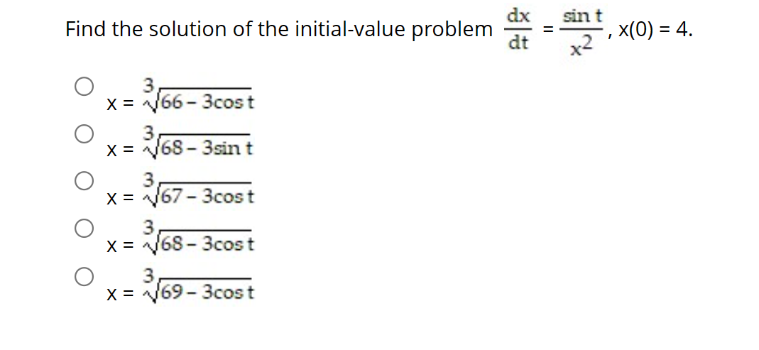 Solved Find the solution of the initial-value problem | Chegg.com