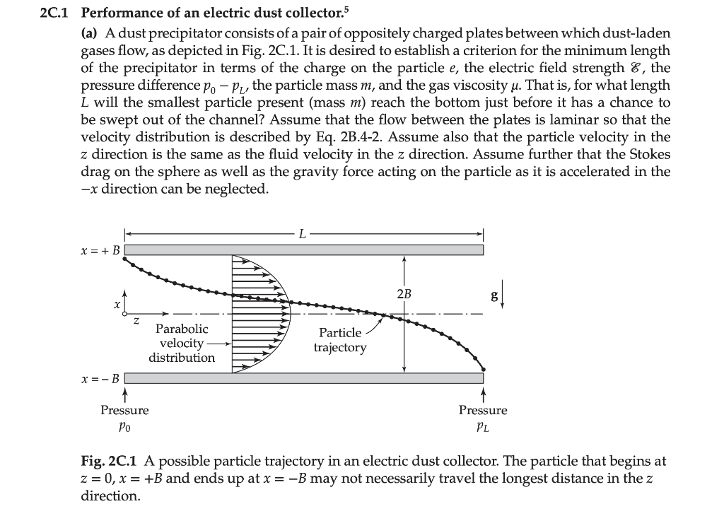 Solved C.1 Performance of an electric dust collector. 5 (a) | Chegg.com