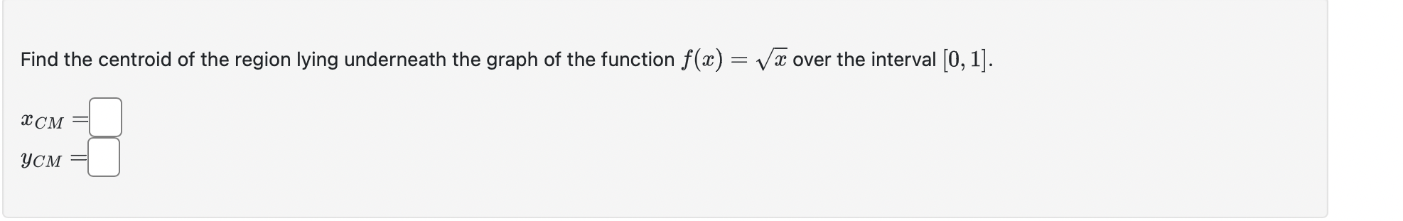 Solved Find the centroid of the region lying underneath the | Chegg.com