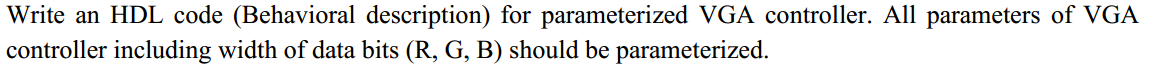 Solved Write an HDL code (Behavioral description) for | Chegg.com