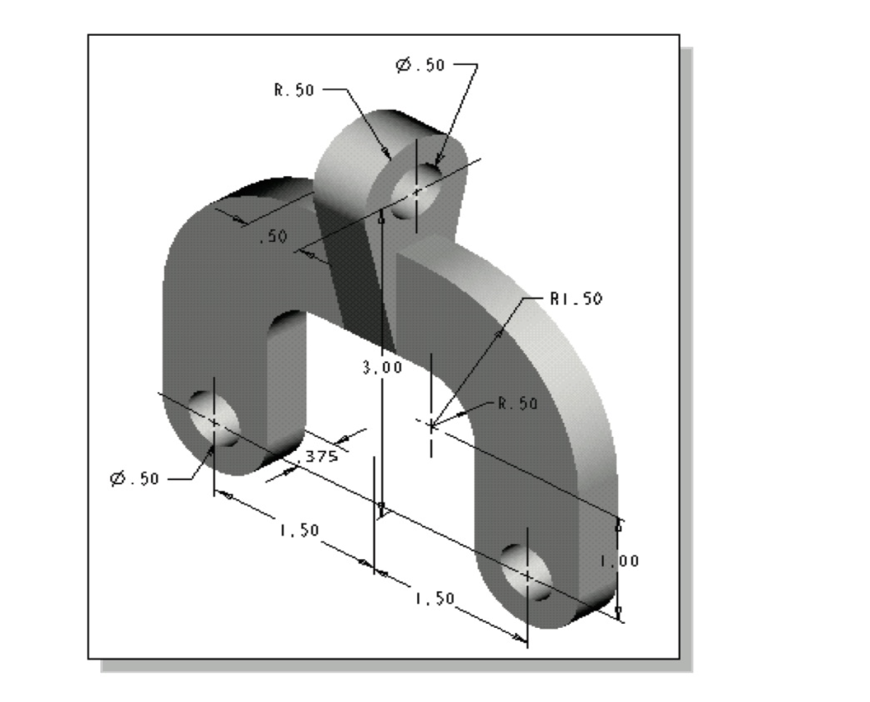 Solved Exercise: Create the following solid models and | Chegg.com
