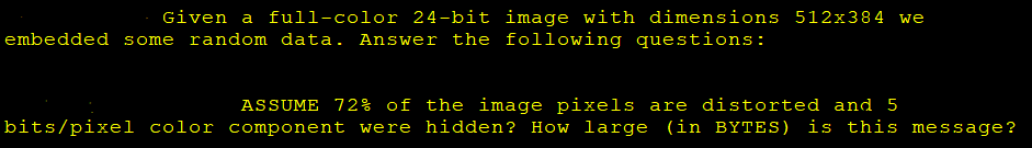 Solved Given a full-color 24 -bit image with dimensions | Chegg.com