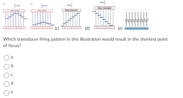 A A A Which transducer firing pattern in this | Chegg.com