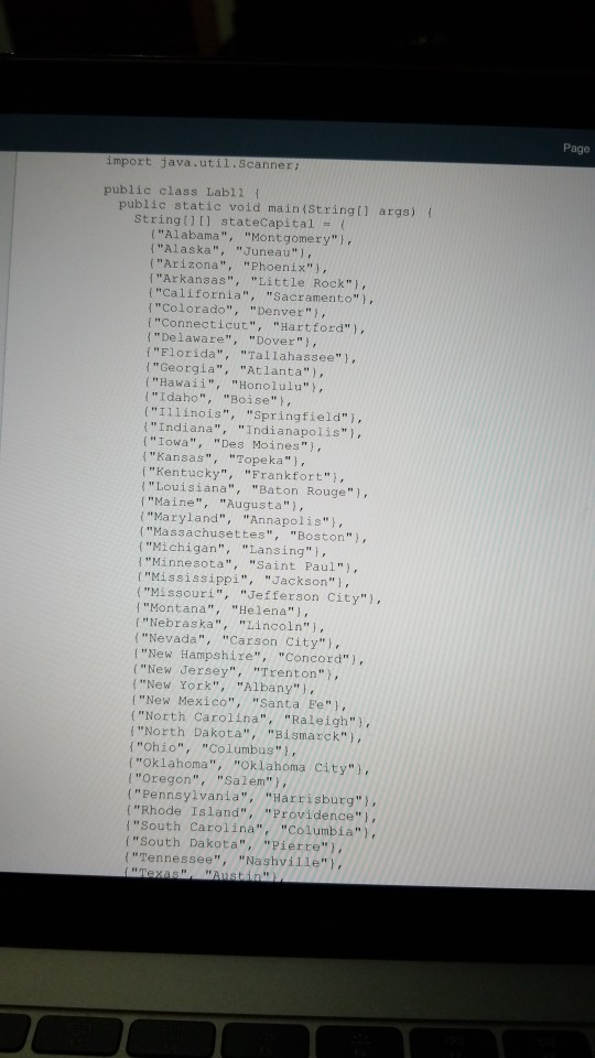 Solved .37 (Guess the capitals) Write a program that | Chegg.com Solved .37 (Guess the capitals) Write a program that | Chegg.com