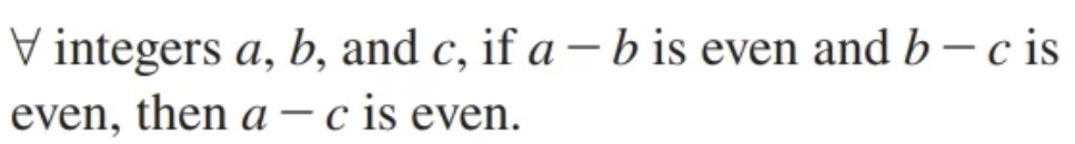 Solved ∀ real number x, if x2≥1 then x>0.∀ integers a,b, and | Chegg.com