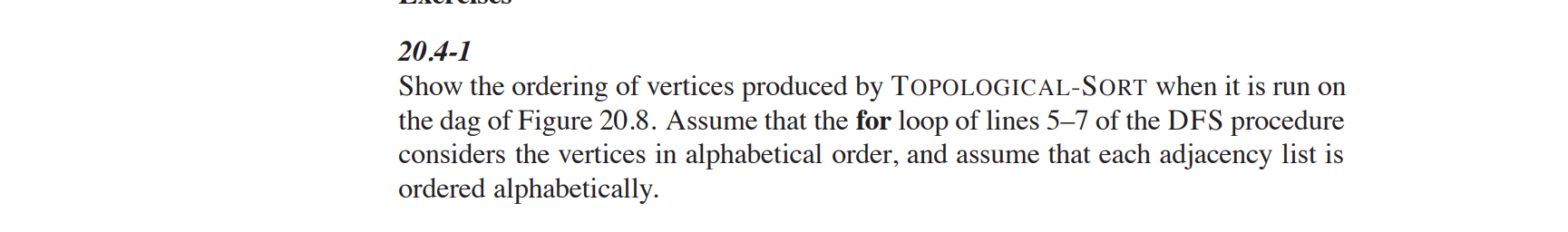 Solved 20.1-3 The transpose of a directed graph G=(V,E) is | Chegg.com