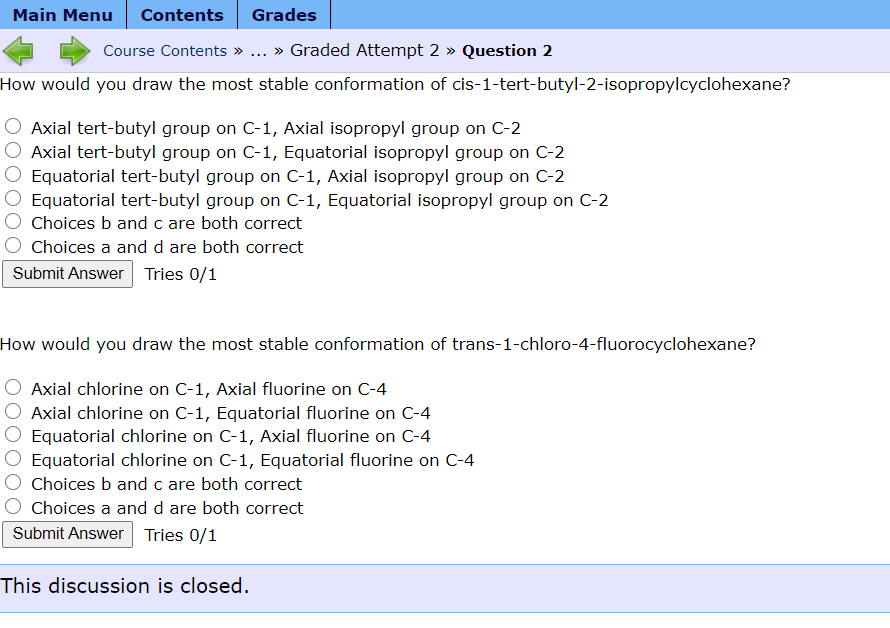 Solved Main Menu Contents Grades Course Contents » ... » | Chegg.com