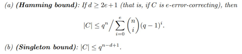 Solved Let F = . For n ≥ 1, consider the code C = {0^n, | Chegg.com