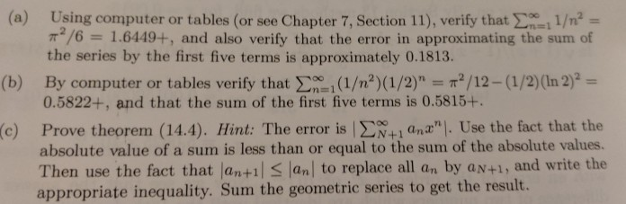 Solved (b) (a) Using computer or tables (or see Chapter 7, | Chegg.com