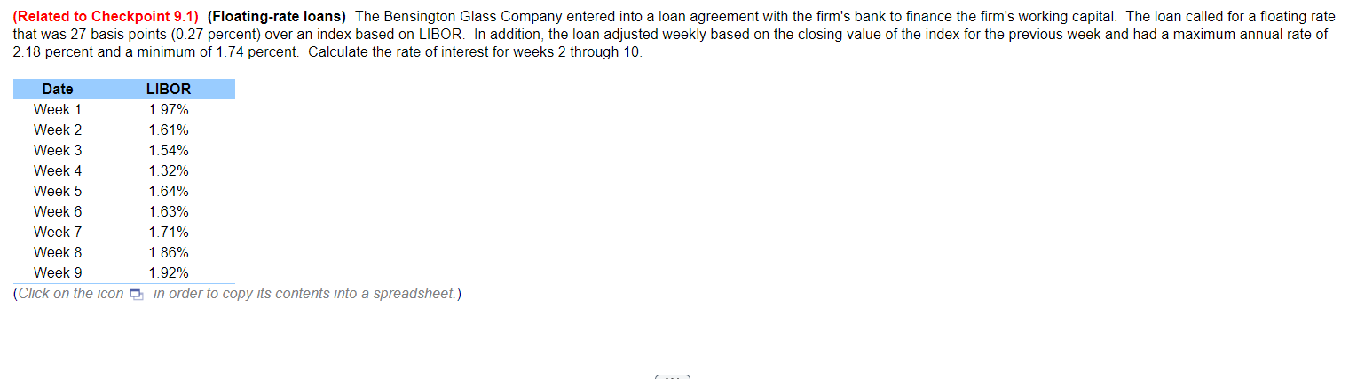 Solved 2 18 Percent And A Minimum Of 1 74 Percent Calculate Chegg