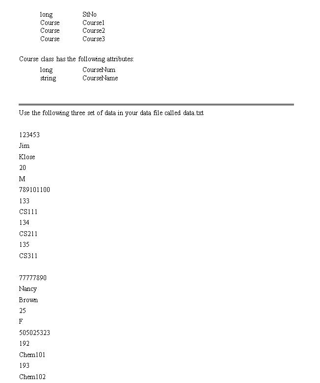 Solved Write a main program that creates a collection of | Chegg.com