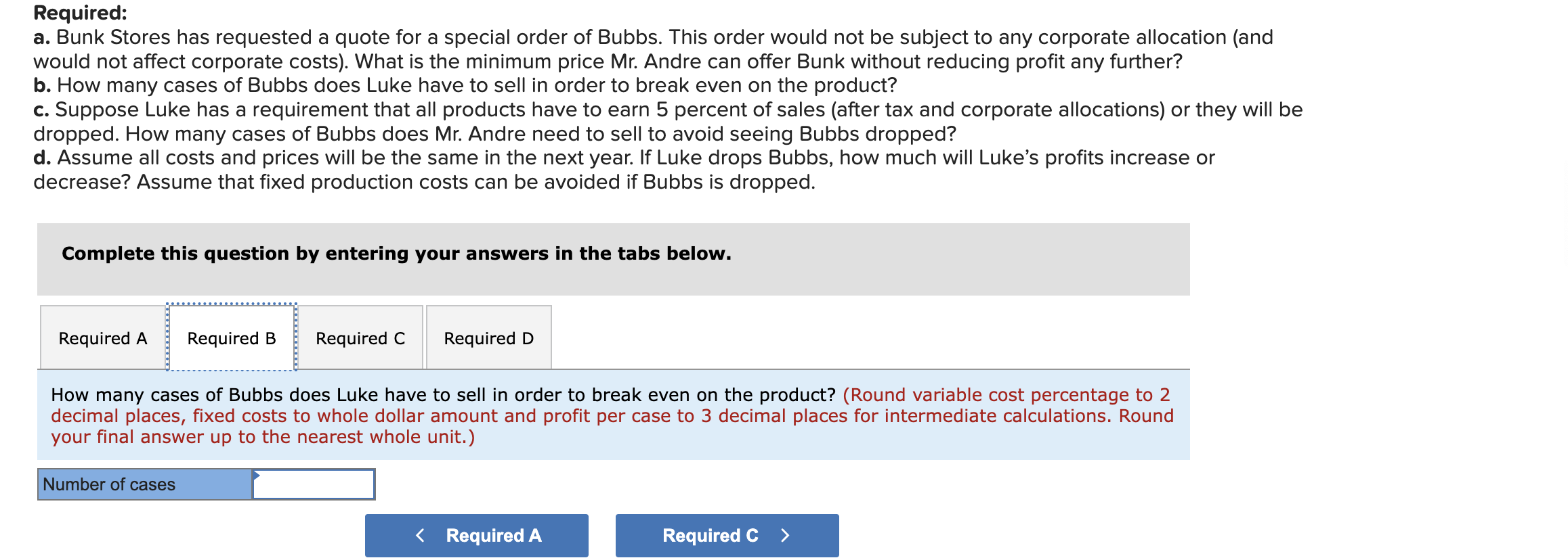 Solved Integrative Case 5-72 (Algo) Cost Estimation, CVP | Chegg.com