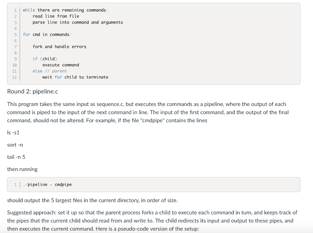 Solved For this prac you will write two C programs to | Chegg.com