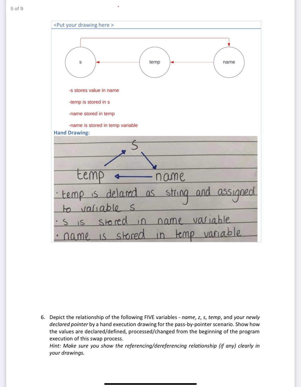 Solved 2. Q5 and Q6 - list out all the variables and boxes | Chegg.com