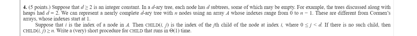 Solved 4. (5 points.) Suppose that d> 2 is an integer | Chegg.com