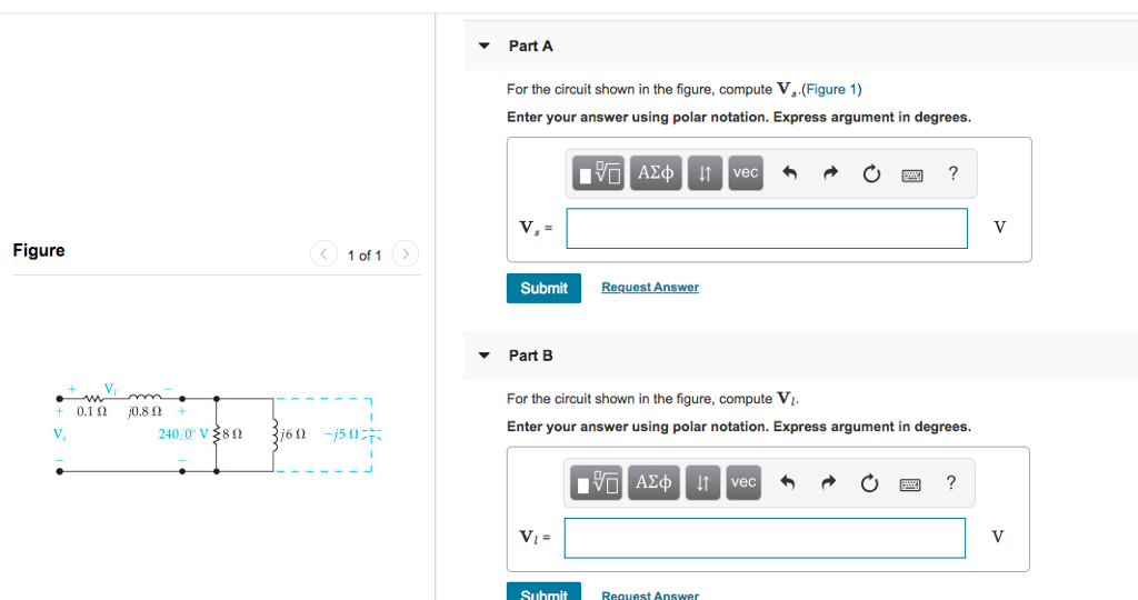 Solved Part A For the circuit shown in the figure, compute | Chegg.com