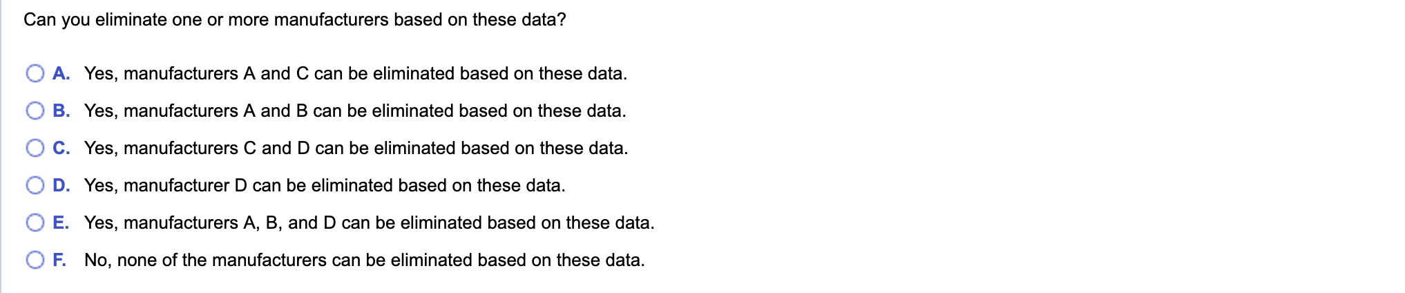 Type A Type B Type C Type D 1,009 1,251 | Chegg.com